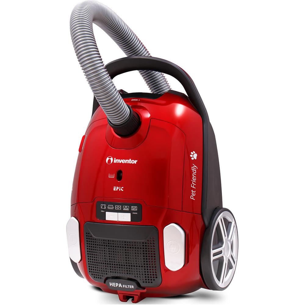 Inventor EPRC-BG68 Ηλεκτρική Σκούπα 700W με Σακούλα 3lt Κόκκινη ...