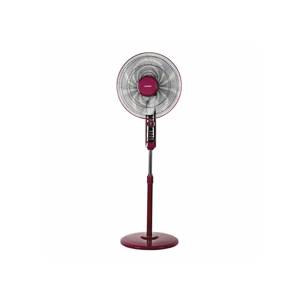 Gruppe FS-40-827 Ανεμιστήρας Ορθοστάτης 45W Διαμέτρου 40cm Purple ...