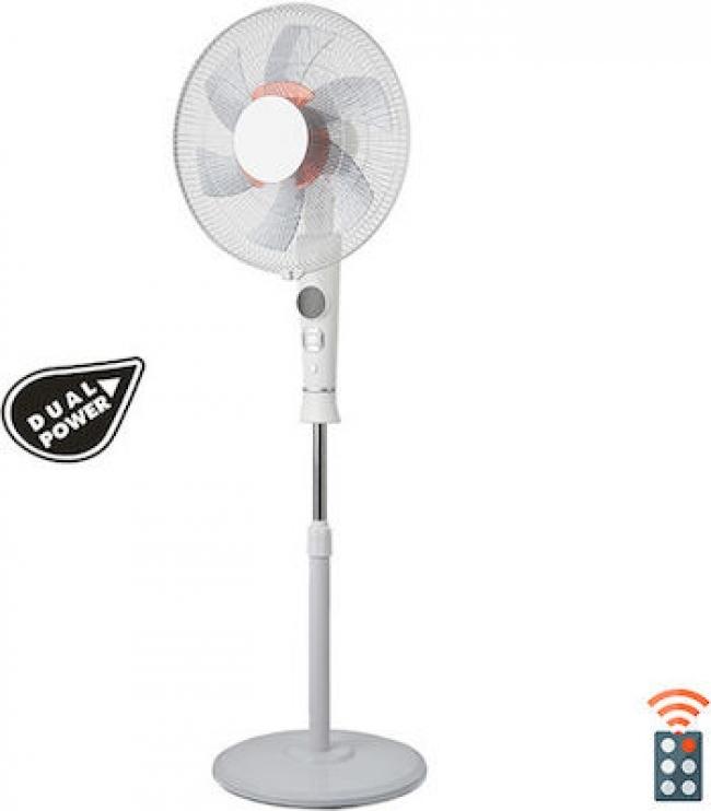 Telemax FS40-726R Ανεμιστήρας Ορθοστάτης 60W Διαμέτρου 40cm με ...