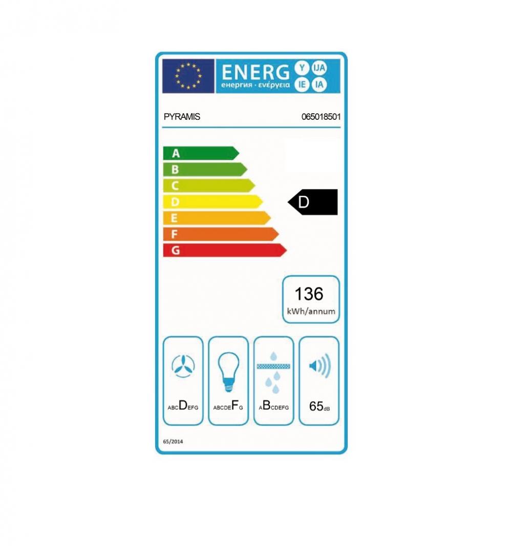 Pyramis Cielo Premium Απορροφητήρας Νησίδα 90cm Inox | Ηλεκτραγορά Κουρέας